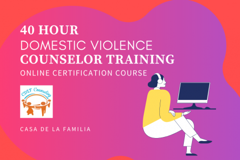 40 Hour Domestic Violence Counselor Training Certification (40HRDV)